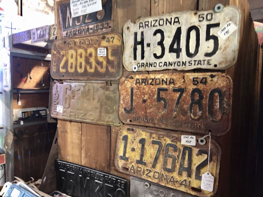 Antique License Plates- Several States. Great To Display or Use them on ...